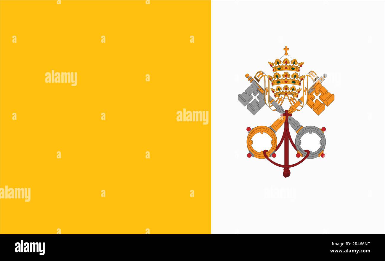 Vatican City Flag Design Stock Vector Image & Art - Alamy