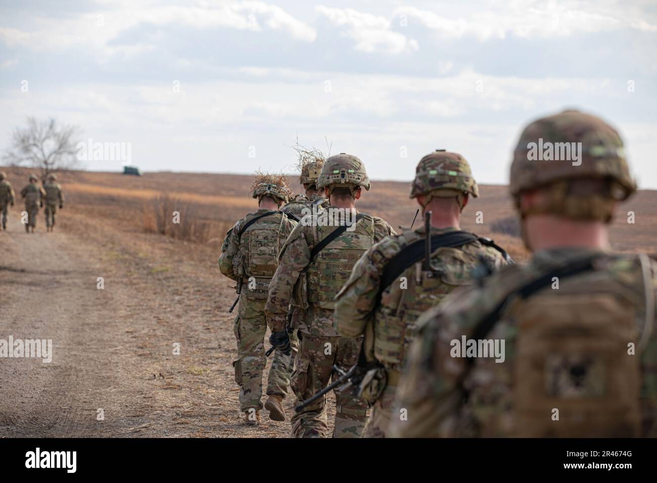 Oklahoma Army National Guard Soldiers with Company B, 1st Battalion ...