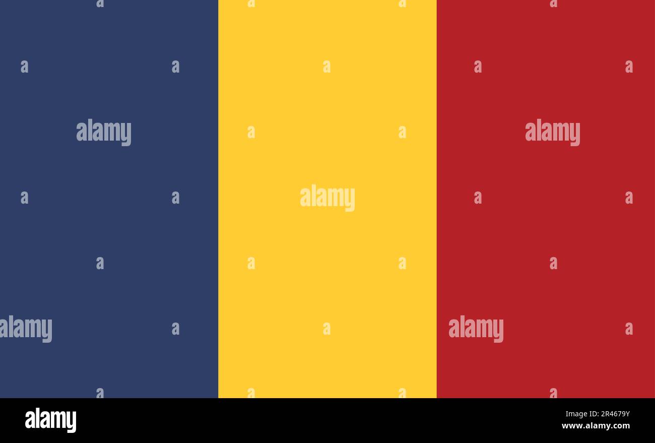 Chad flag wave Stock Vector Images - Alamy
