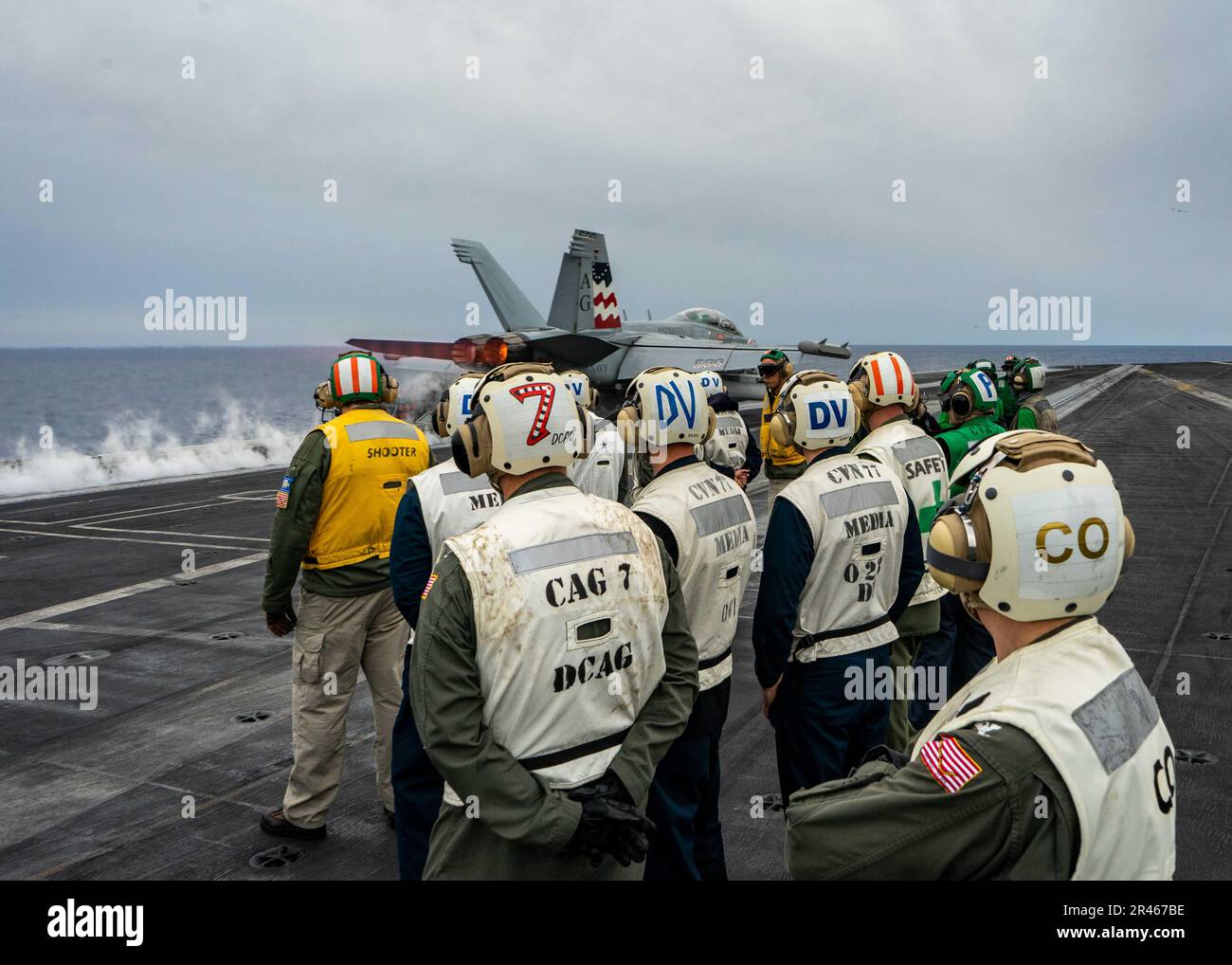 230408-N-EL850-3134 MEDITERRANEAN SEA (April 8, 2023) Rear. Adm. Scott ...