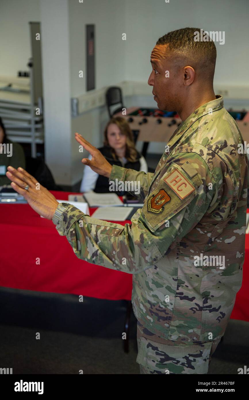 U.S. Air Force Maj. Thomas Simmons, 86th Airlift Wing deputy wing ...