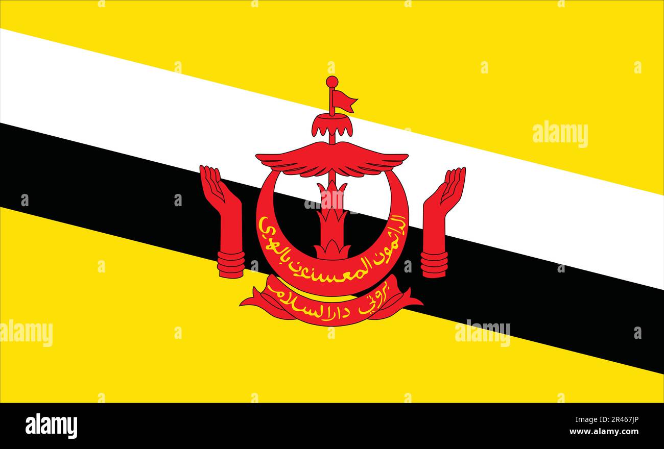 Brunei Flag Design Stock Vector Image & Art - Alamy