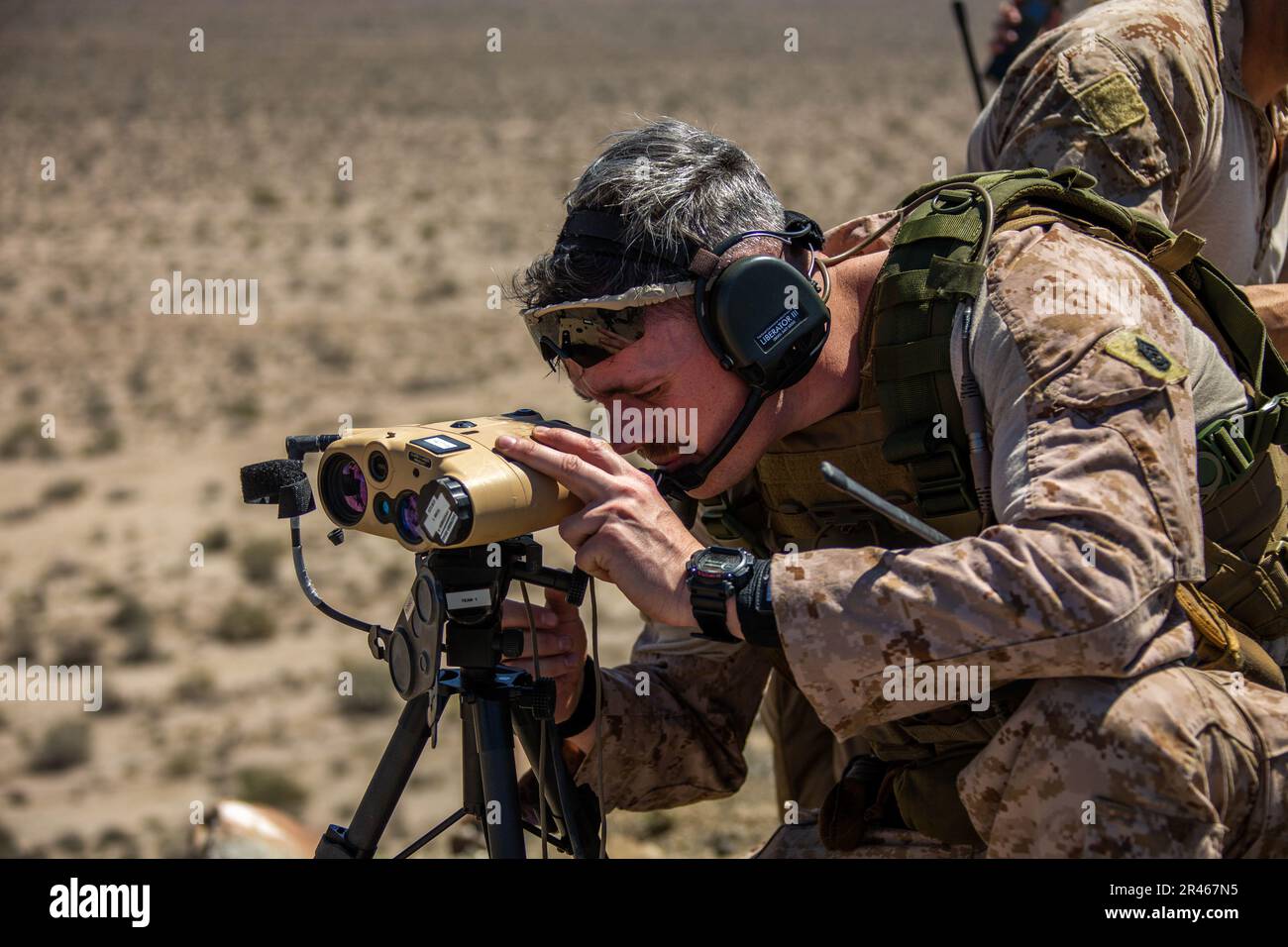 U.S. Marine Corps Gunnery Sgt. Matthew Mulkin, from Buffalo, New York ...