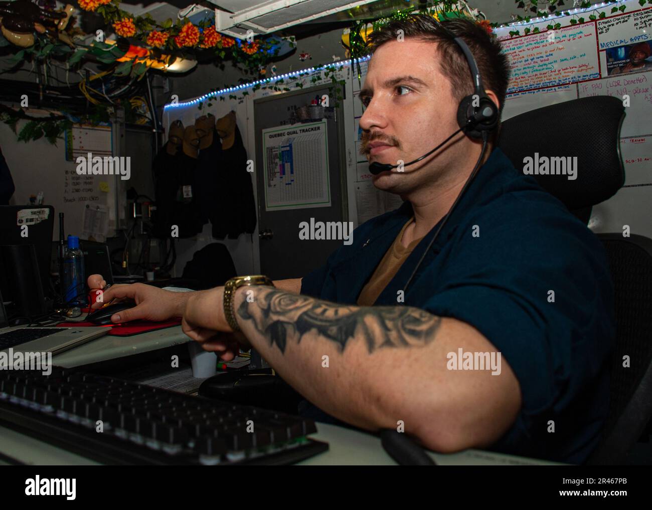 230201-N-MH015-1006 SOUTH CHINA SEA (Feb. 1, 2023) U.S. Navy Cryptologic Technician (Technical ...