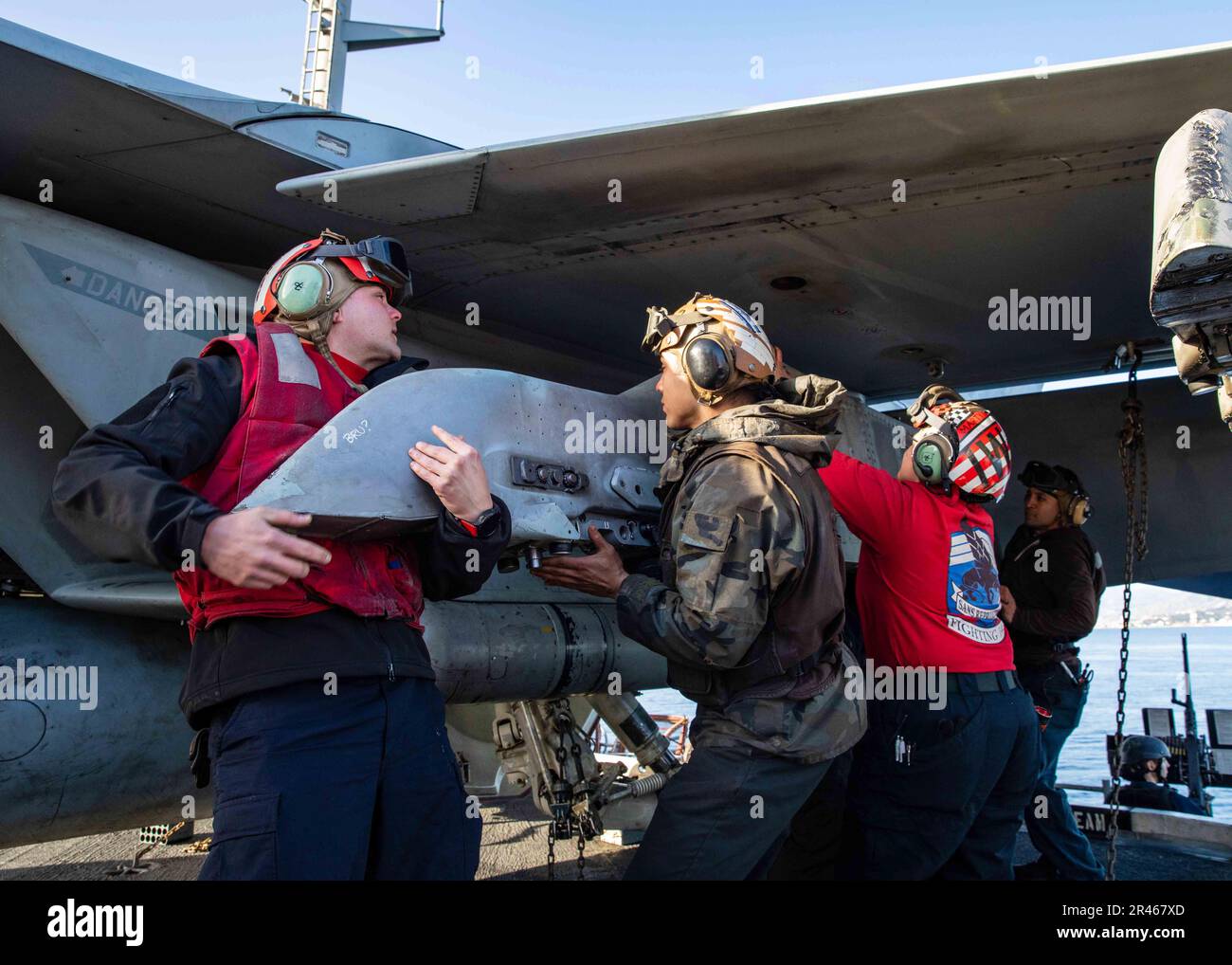 230331-N-IX644-1078 STRAIT OF MESSINA (March 31, 2023) Sailors assigned ...