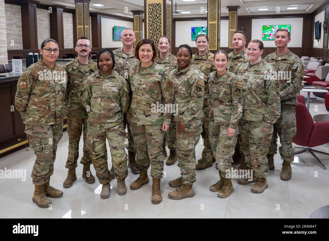 Chief Master Sergeant of the Air Force JoAnne S. Bass poses for a photo ...