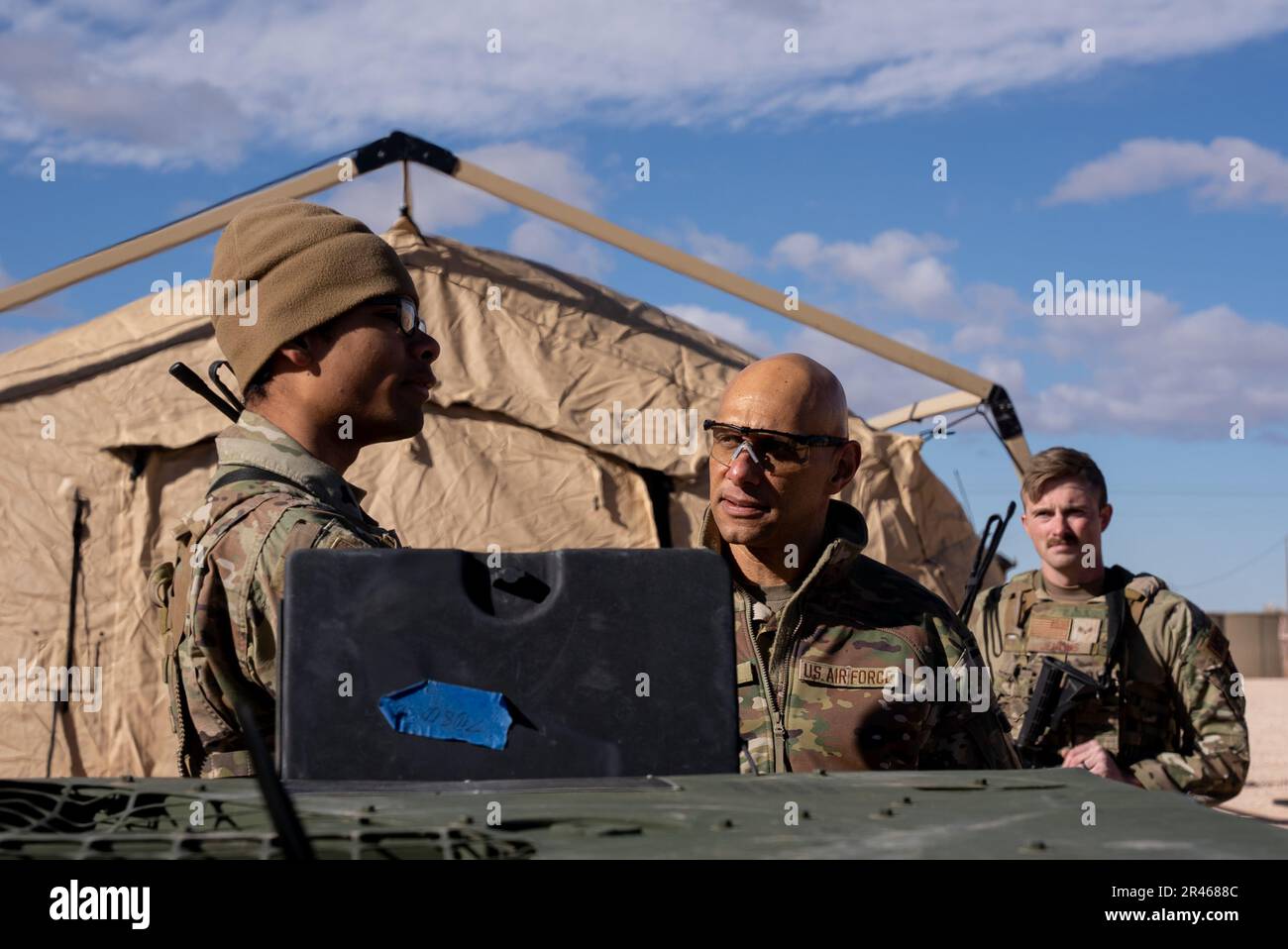 U.S. Air Force Senior Airman Michael Guajardo, 27th Special Operations ...