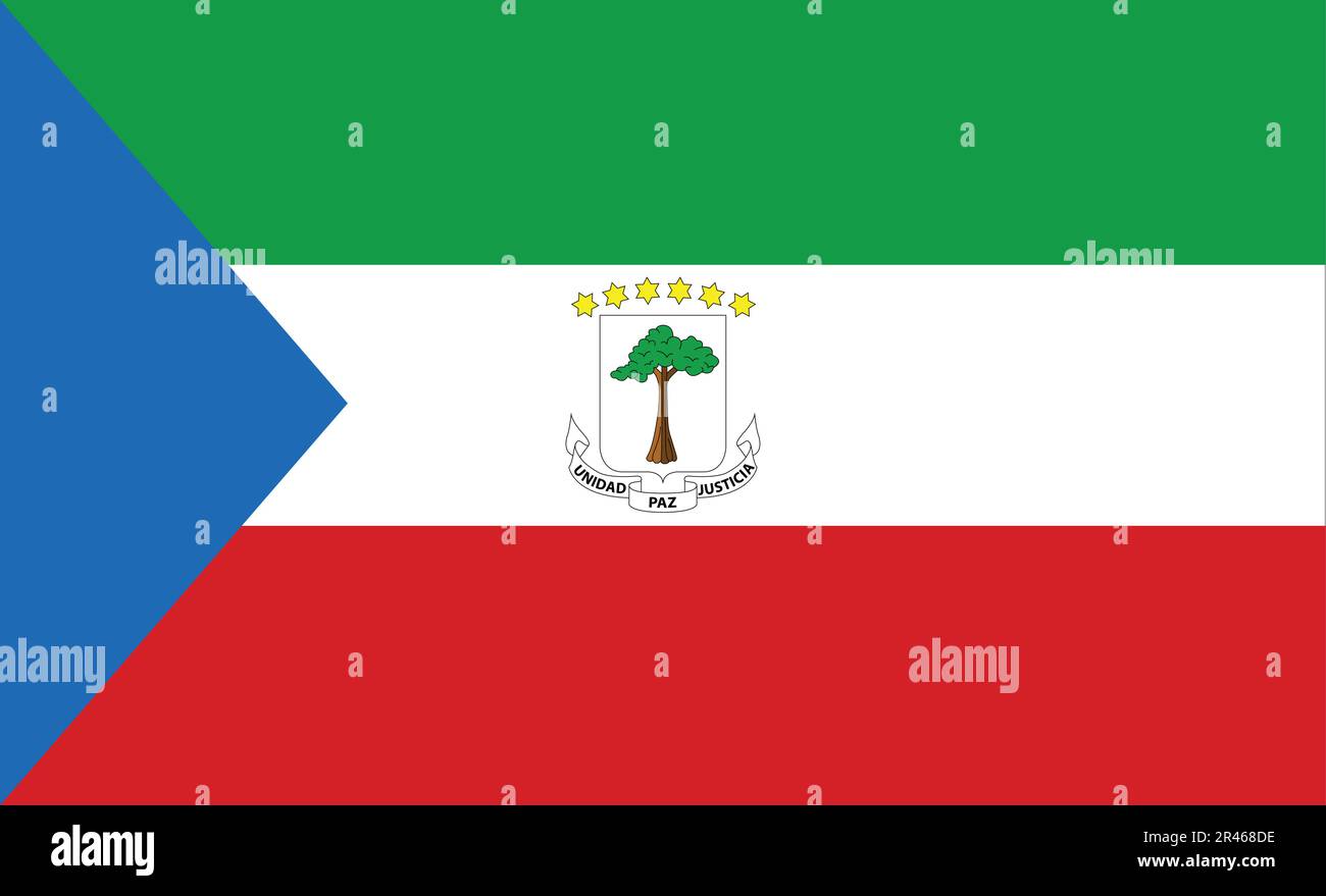 Equatorial Guinea Flag Design Stock Vector Image & Art - Alamy
