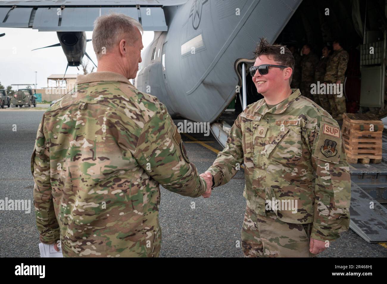 U.S. Air Force Master Sgt. Ashley Carney, 386th Air Expeditionary Wing ...