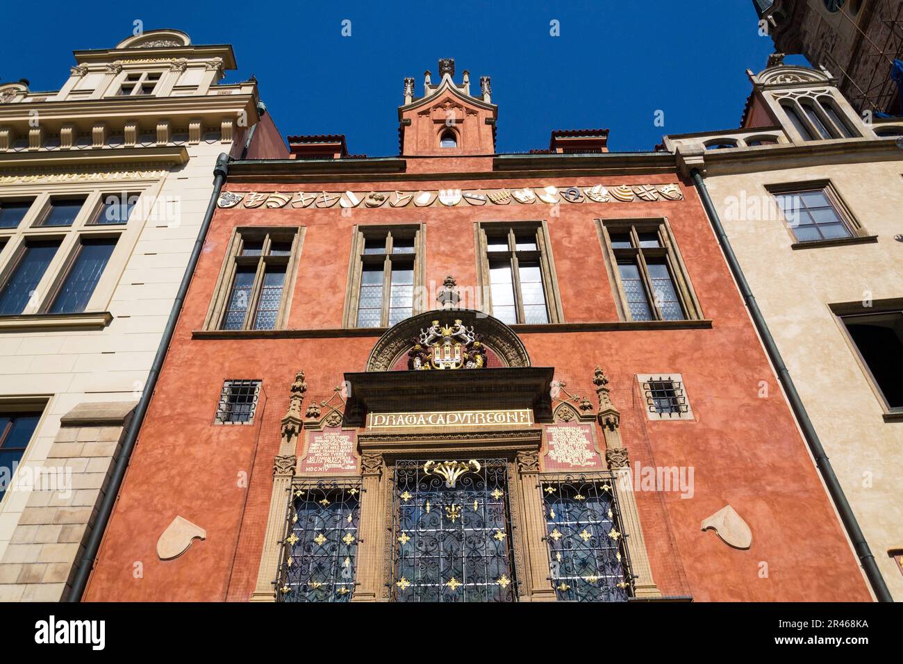 A historic structure located in the heart of Prague, the Kriz House ...