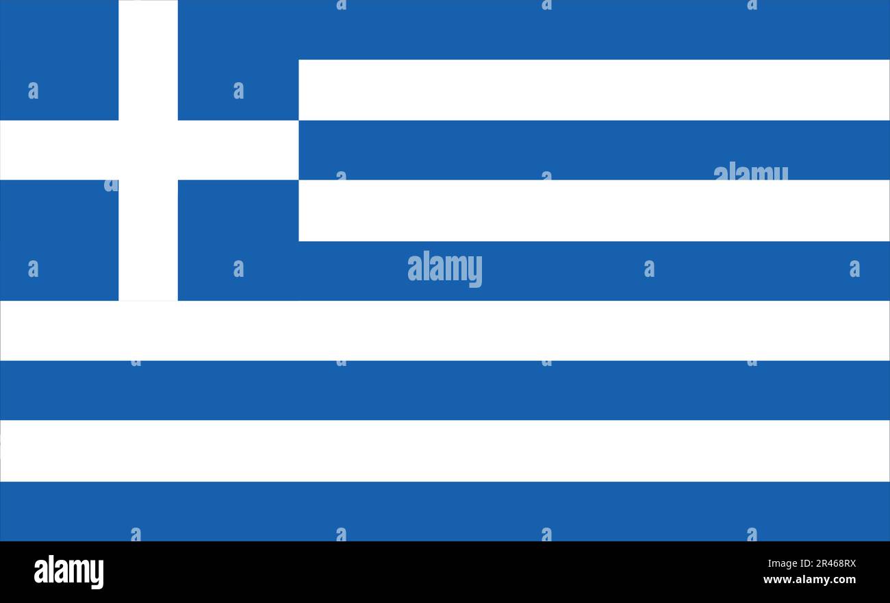 Greece Flag Design Stock Vector Image & Art - Alamy