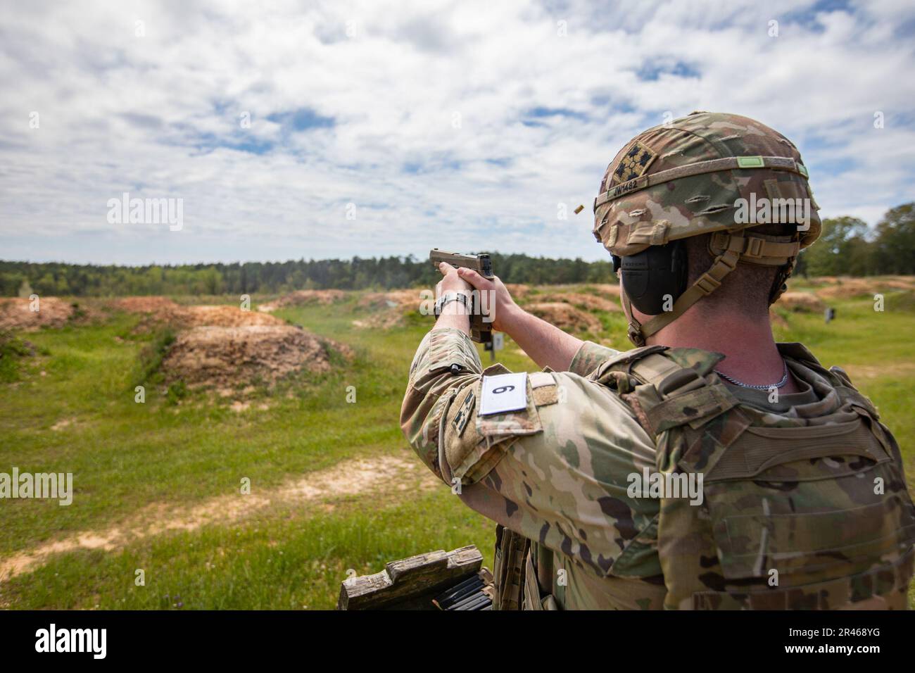 Pfc. Justin Wade, a mortarman from 2nd Squadron, 1st Cavalry Regiment ...