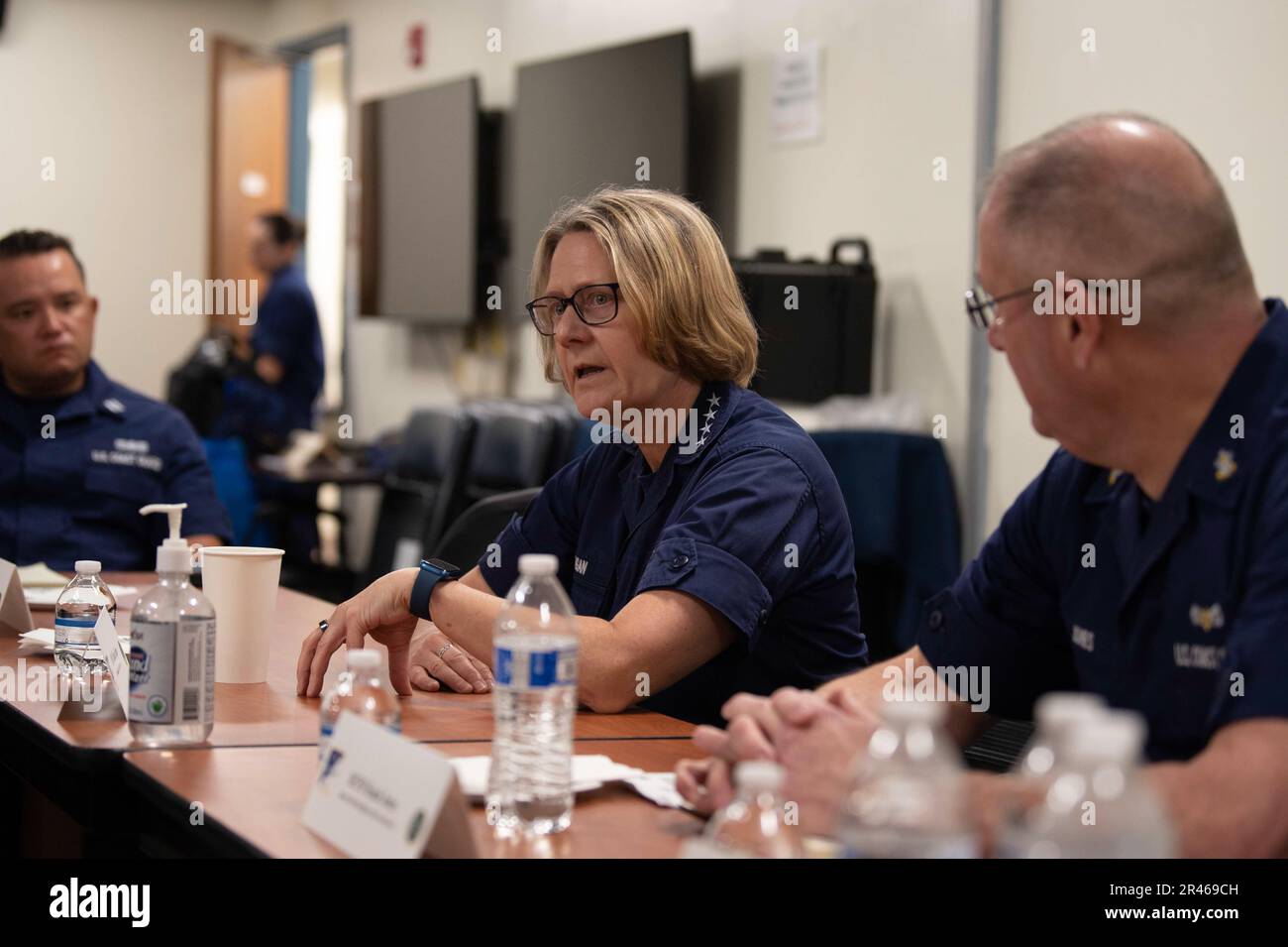 Adm. Linda Fagan, commandant of the United States Coast Guard, visits ...