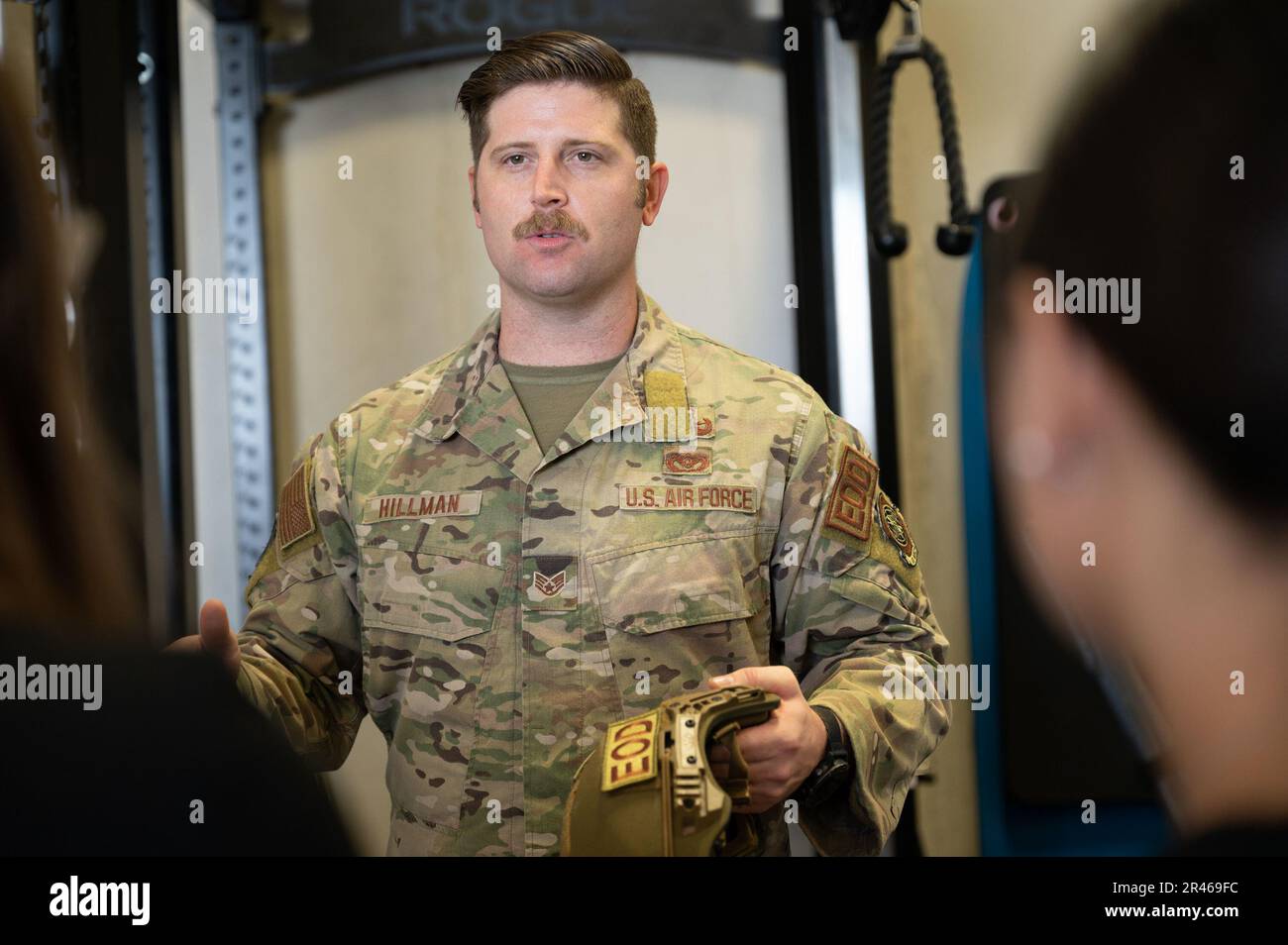 Air Force Staff Sgt. Colby Hillman, an Explosive Ordnance Disposal ...