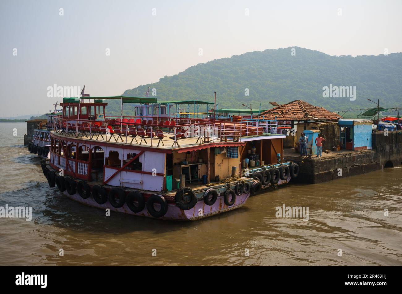 Ferry boats on Elephanta island near Mumbai, India Stock Photo - Alamy