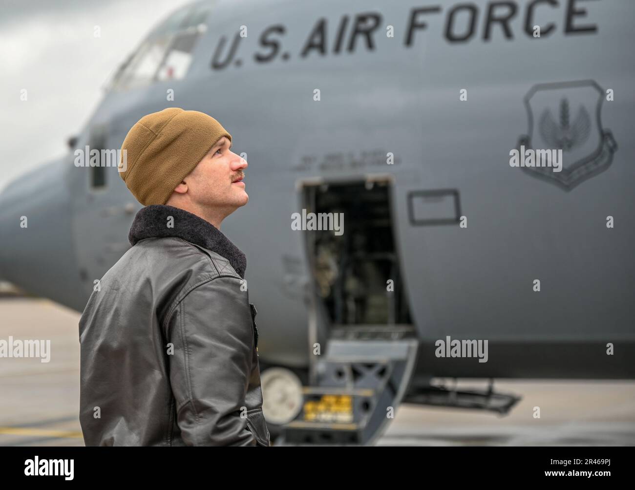 U.S. Air Force Capt. Gregg Burrow, 37th Airlift Squadron C-130J Super ...