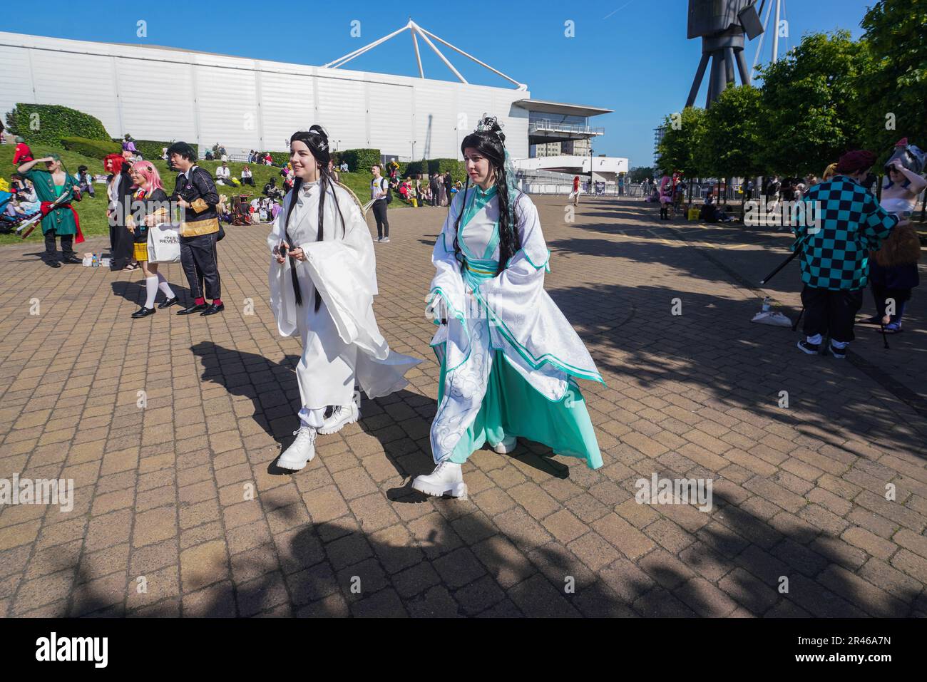 London UK. 26 May 2023 Hundreds of science fiction fans dressed in ...