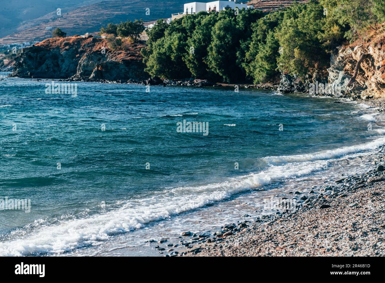 Stavros Beach, Tinos, Greece Stock Photo - Alamy