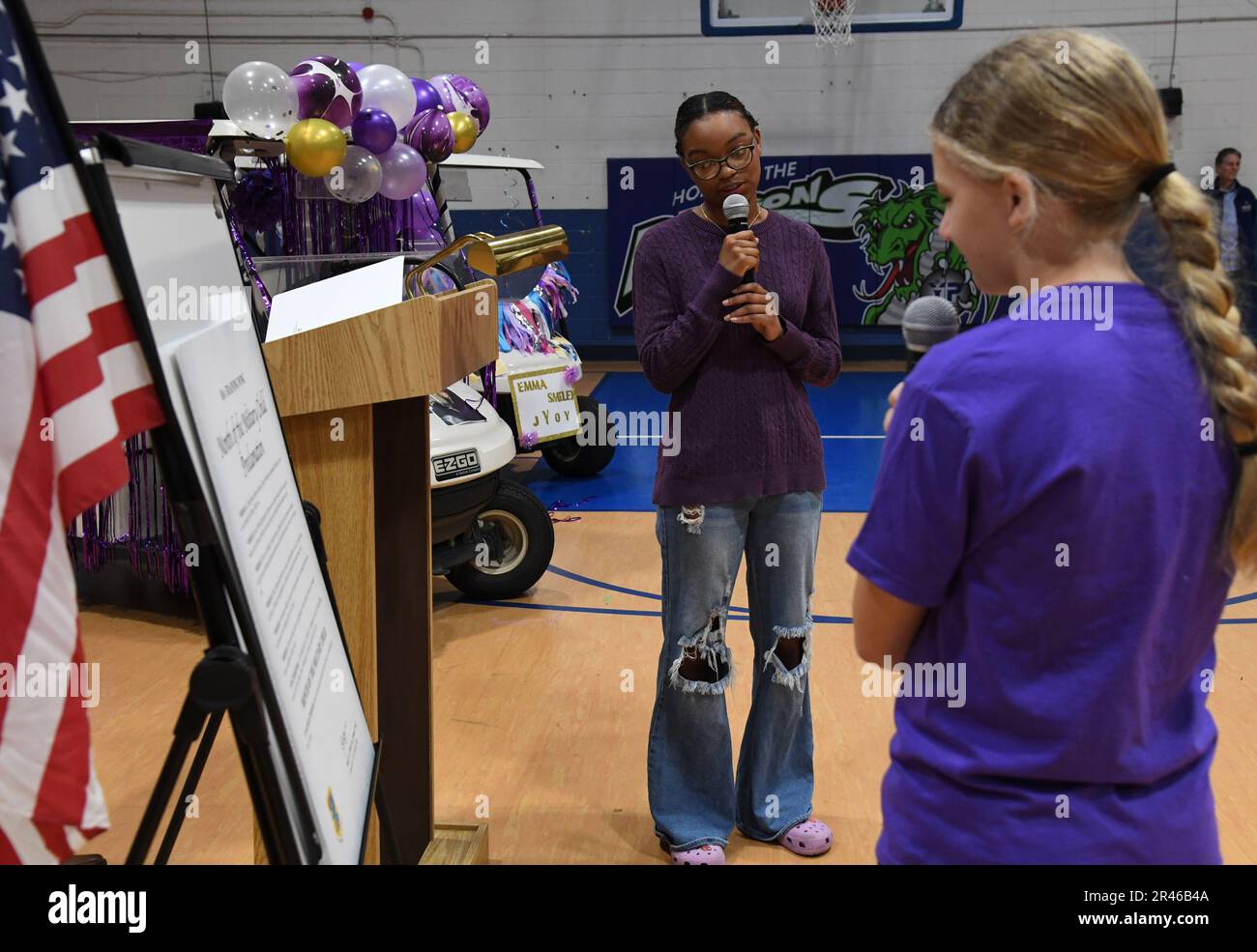 Keyana Gales-Cook, daughter of U.S. Navy Petty Officer 1st Class ...
