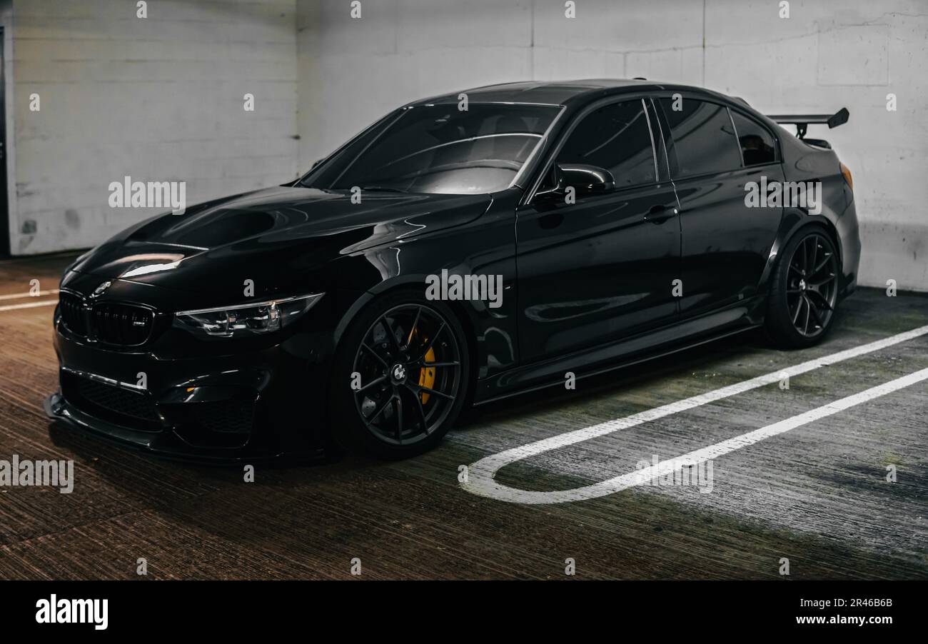 An Incredibly amazing jaw dropping metallic black BMW M3 CS m power ...