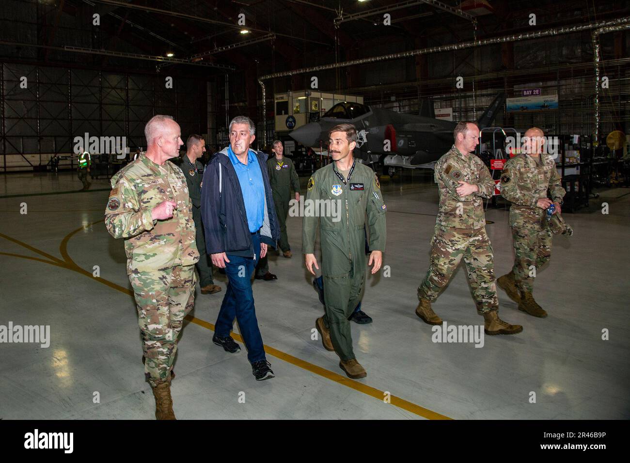 DV - Lt Gen Schmidt, F-35 PEO visit, F-35 ITF Edwards AFB, Ca., 22 ...