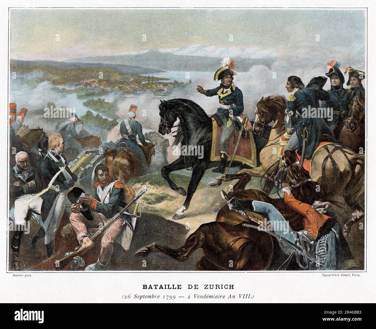 campagne des Français : bataille de Zurich 26 septembre 1799 ...