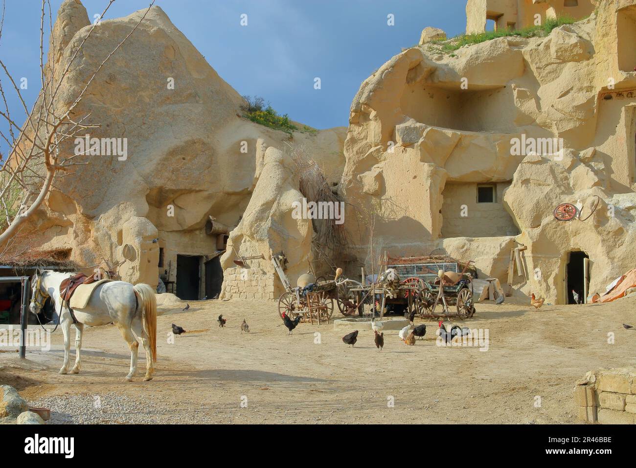 The photo was taken in Turkey, in the area of Cappadocia. The picture ...