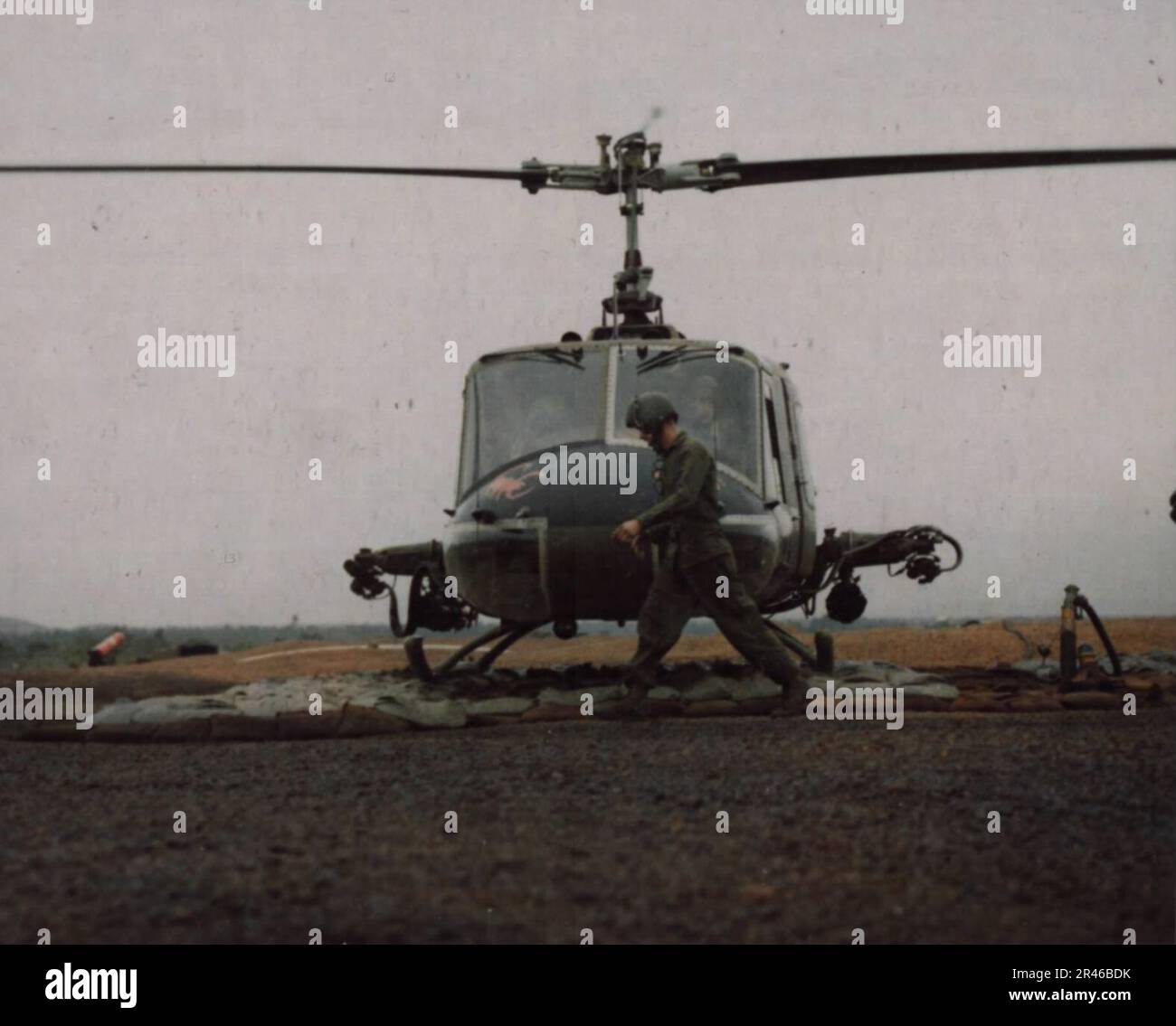 UH-1B gunship, Operation Pershing, May 1967 Stock Photo - Alamy