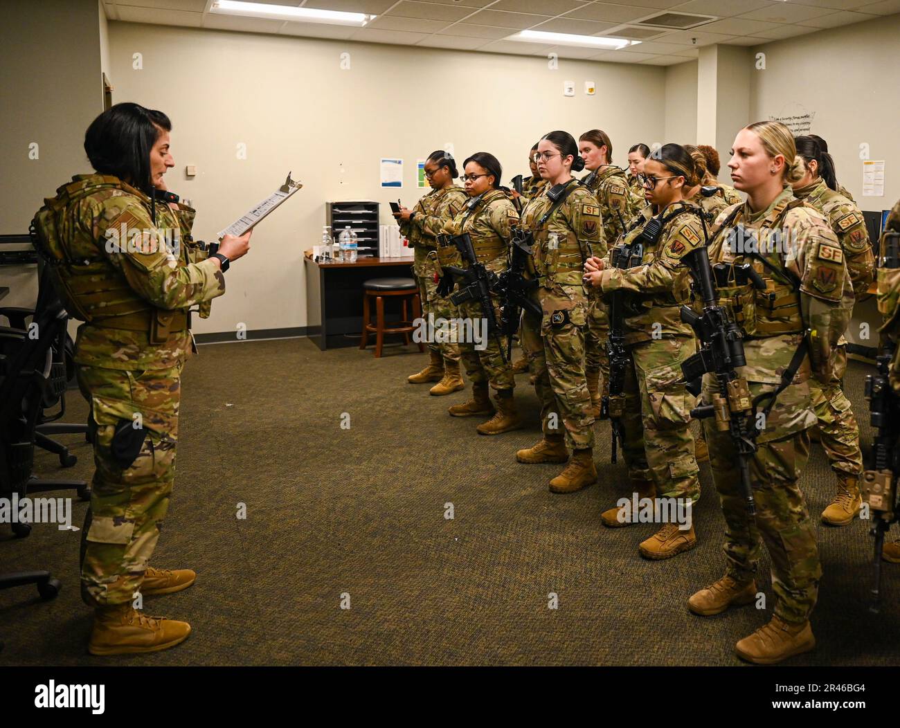U.S. Air Force Senior Master Sgt. Giselle Janousek, 633d Security ...