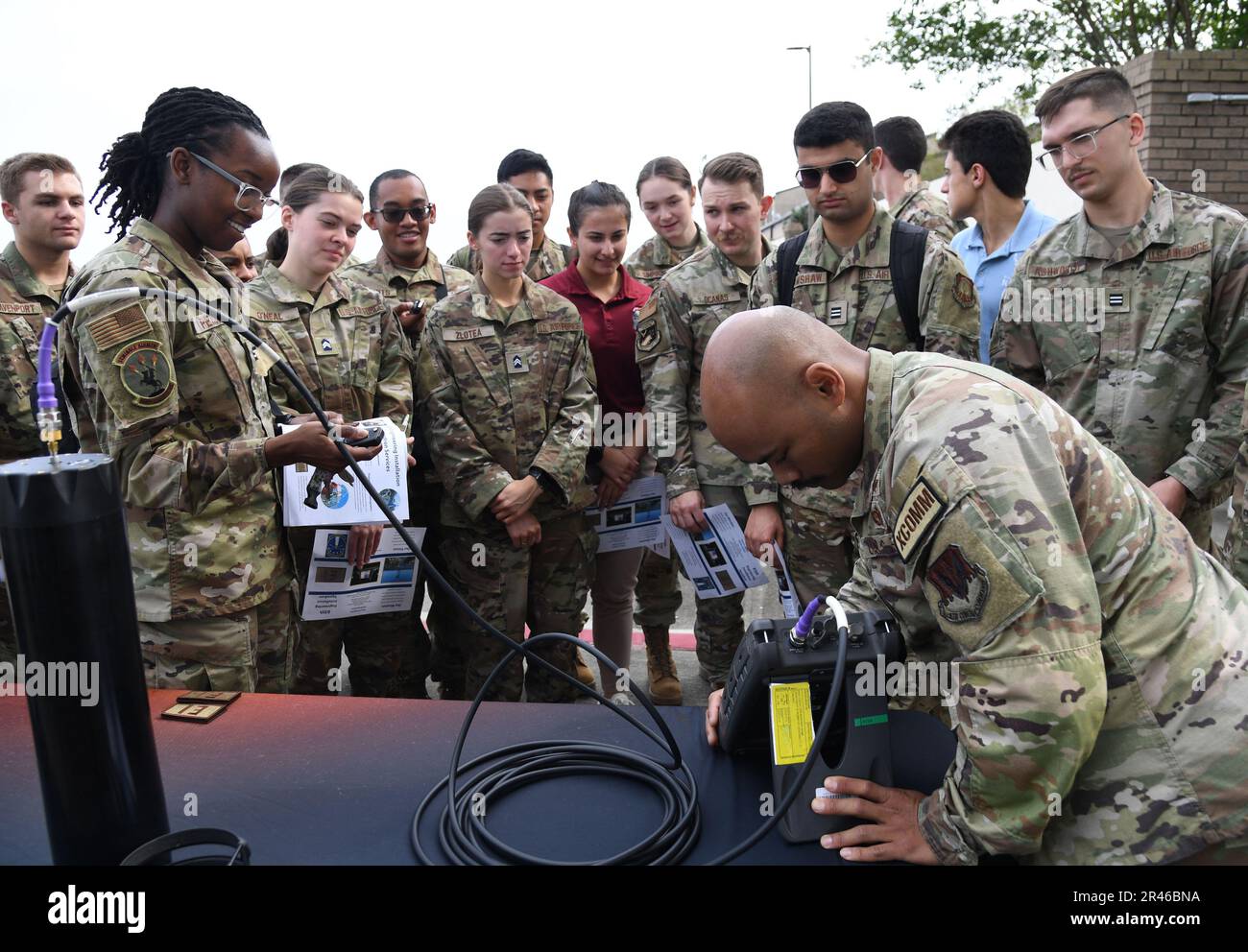 U.S. Air Force 2nd Lt. Dylan Seng, 85th Engineer Installation Squadron ...