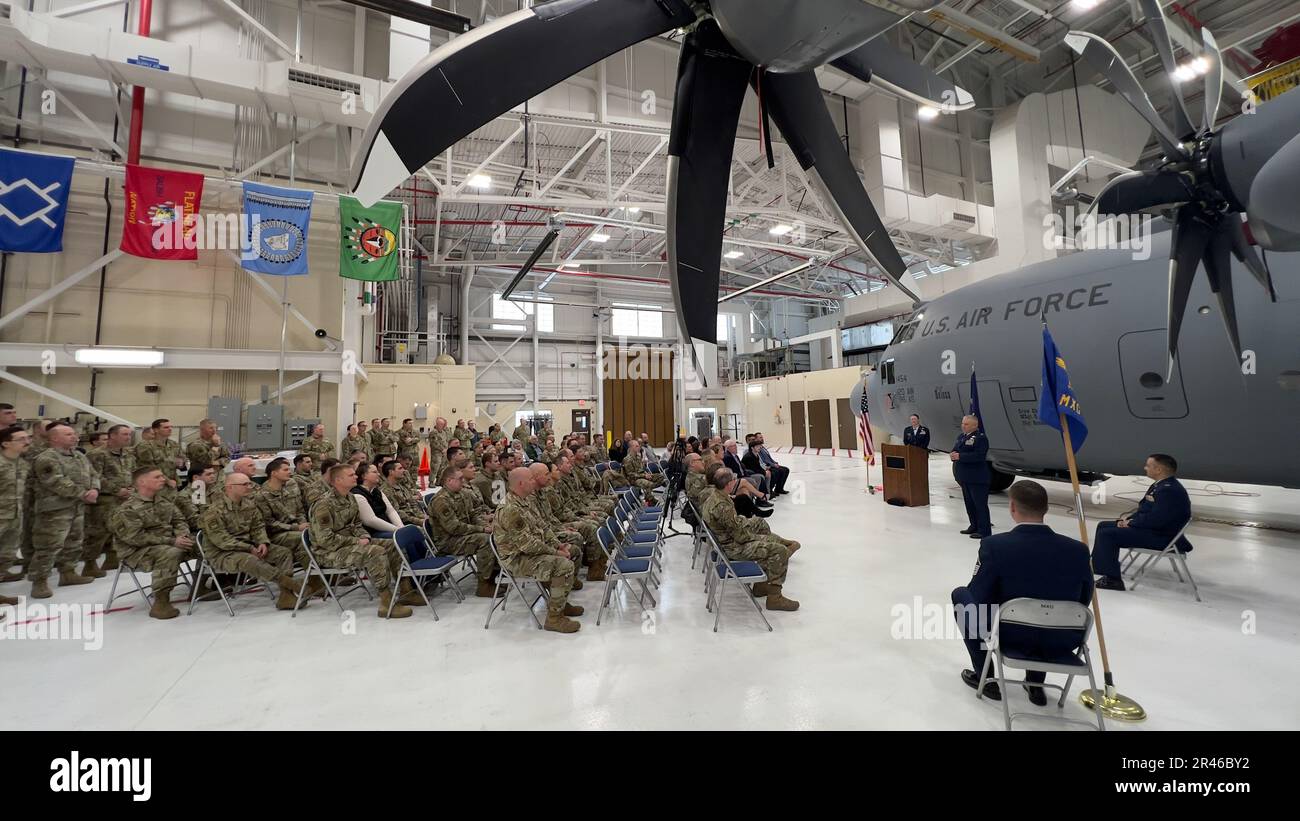 US Air Force Colonnel Joshua Cinq-Mars, Commander of the 120th ...