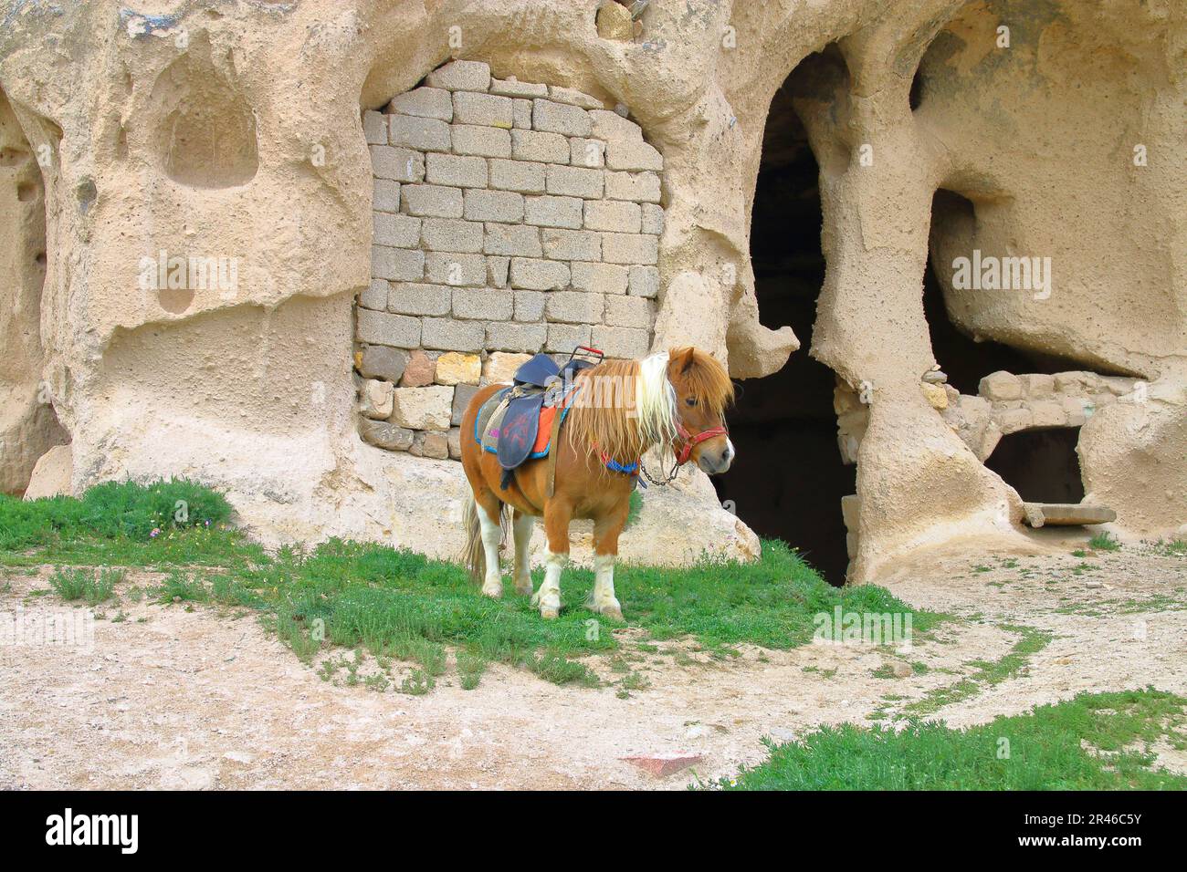 The photo was taken in Turkey, in the area of Cappadocia. The picture ...