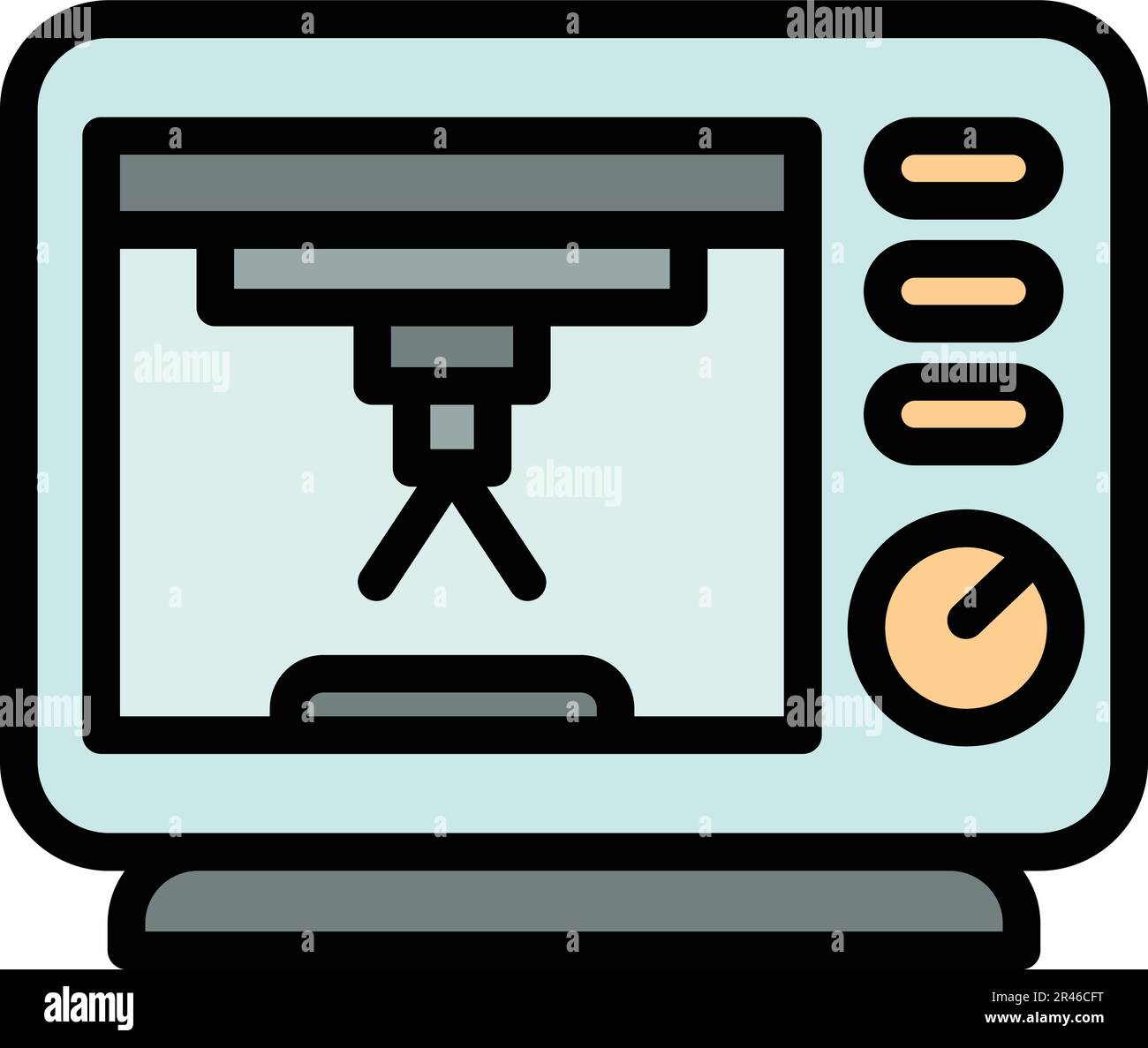 Anatomy bioprinting icon. Outline Anatomy bioprinting vector icon for web design isolated on ...