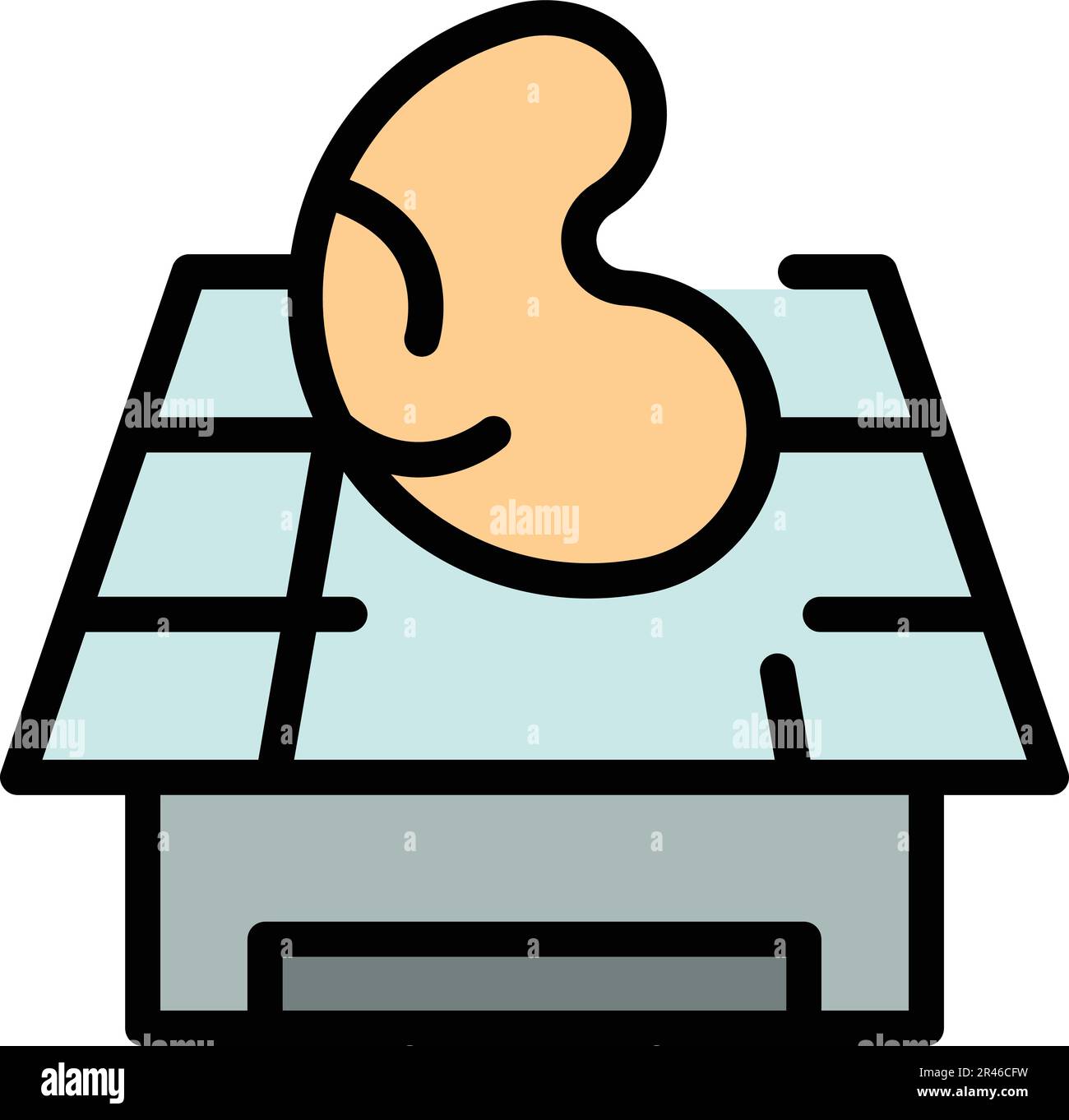 Lab bioprinting icon. Outline Lab bioprinting vector icon for web ...