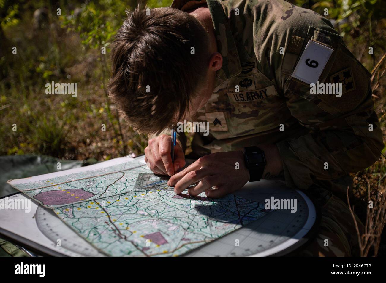 Sgt. Austin High from 2nd Squadron, 1st Cavalry Regiment, 1st Stryker ...
