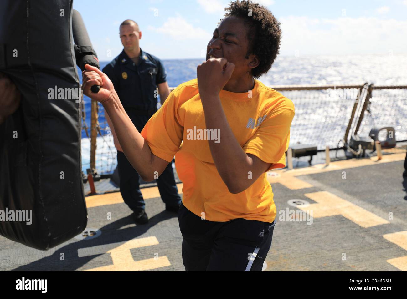 ATLANTIC OCEAN (March 8, 2023) Electrician's Mate 3rd Class Logan Bull ...