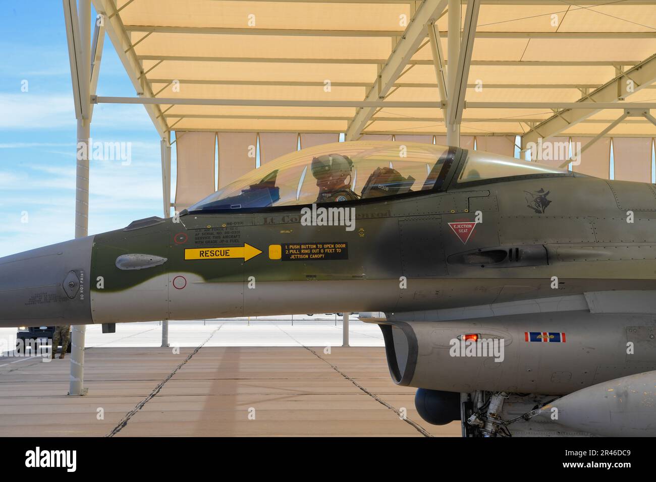 U.S. Air Force Capt. Taylor Hudson, a student pilot assigned to the ...
