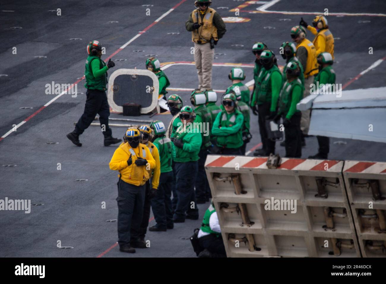 230328-N-OB471-2009 ATLANTIC OCEAN (March 28, 2023) Sailors conduct ...