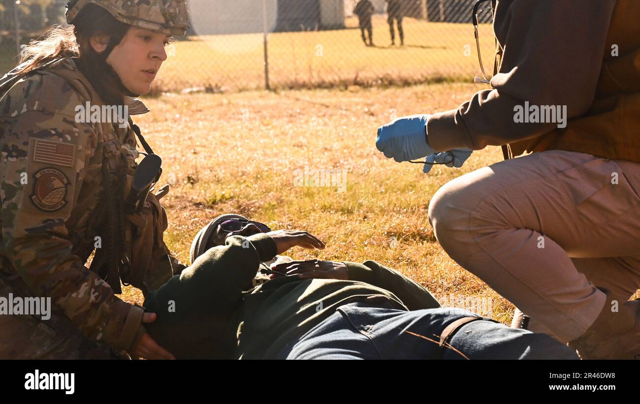 Tech. Sgt. Rachel Pye, aerial combat camera craftsman with the 4th ...