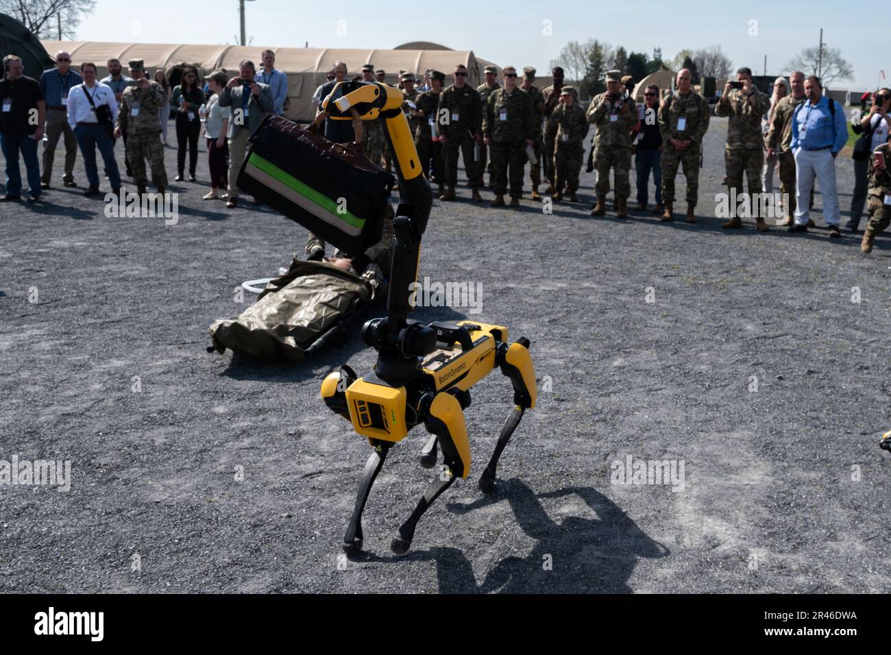 SPOT the agile mobile robot retrieves medical supplies for a notional ...