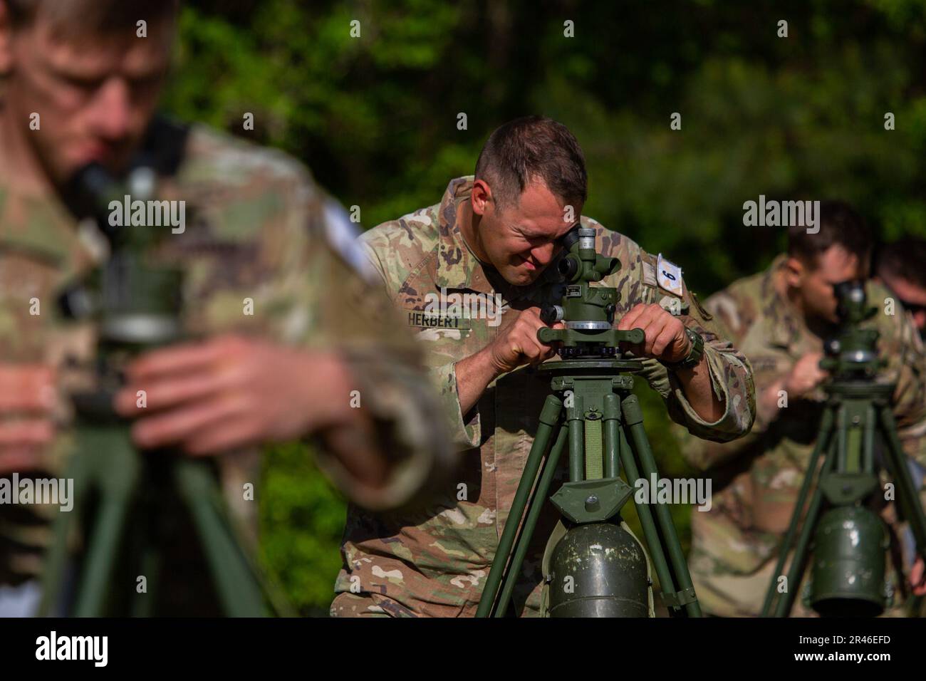 Spc. Samuel Herbert, a mortarman with 4th Battalion, 9th Infantry ...