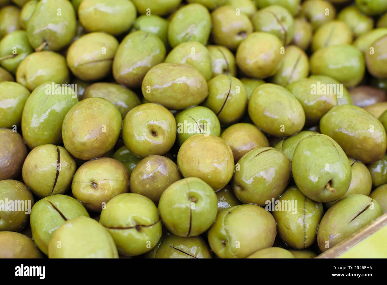 Image of olives stocked in market for consumption Stock Photo - Alamy