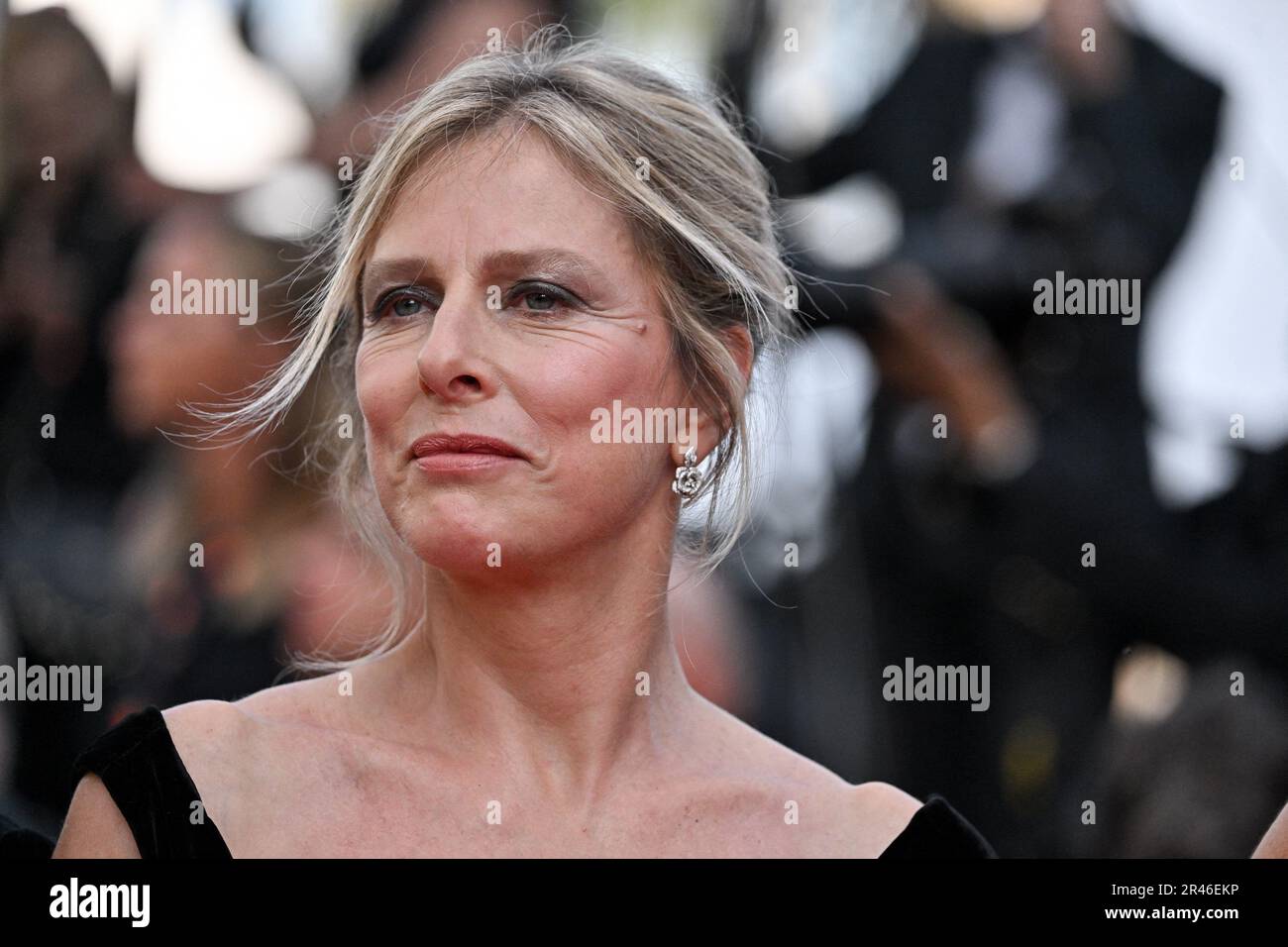 Cannes, France. 26th May, 2023. Karin Viard at the premiere of the ...