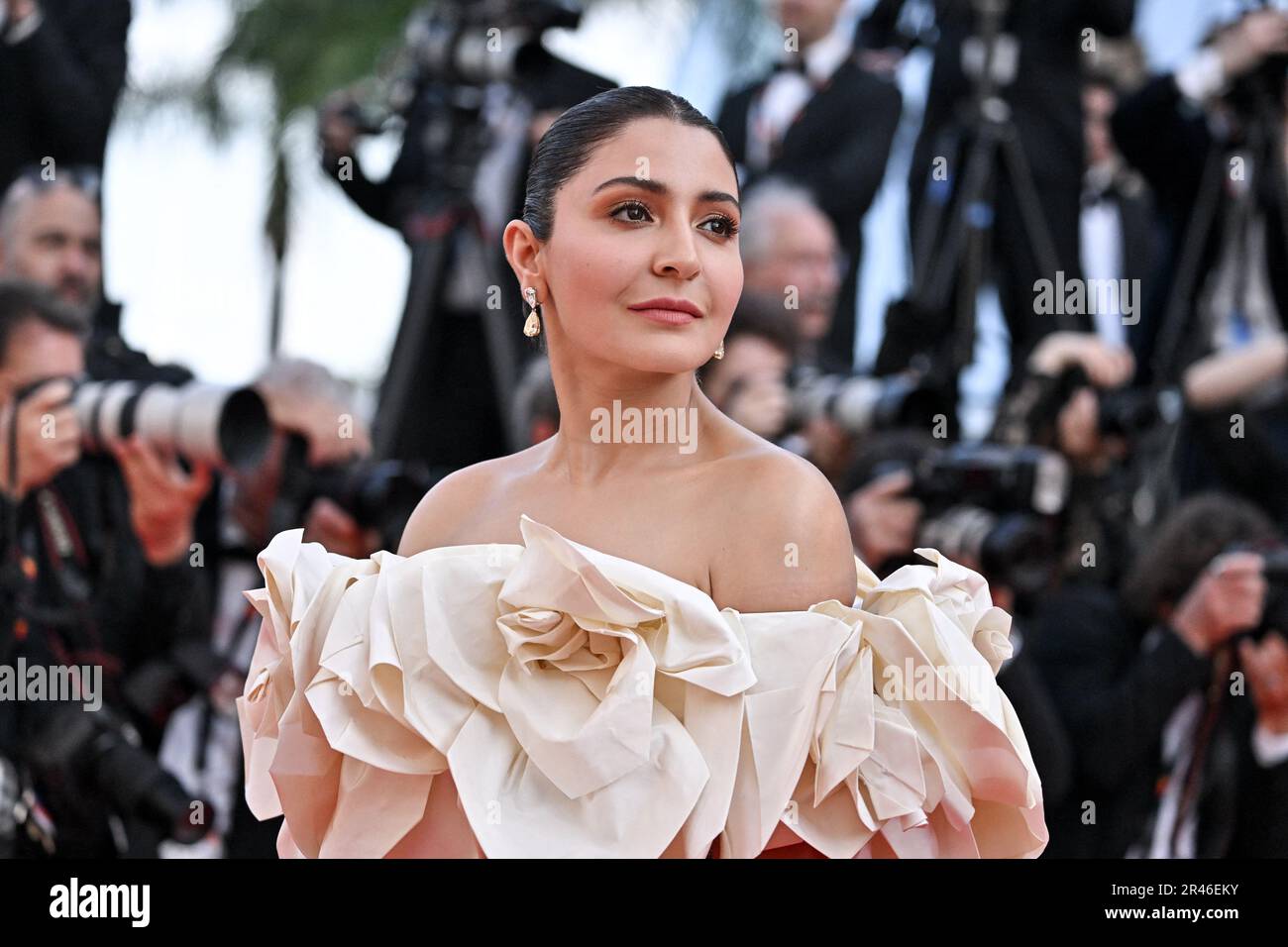 Cannes, France. 26th May, 2023. Anushka Sharma at the premiere of the ...