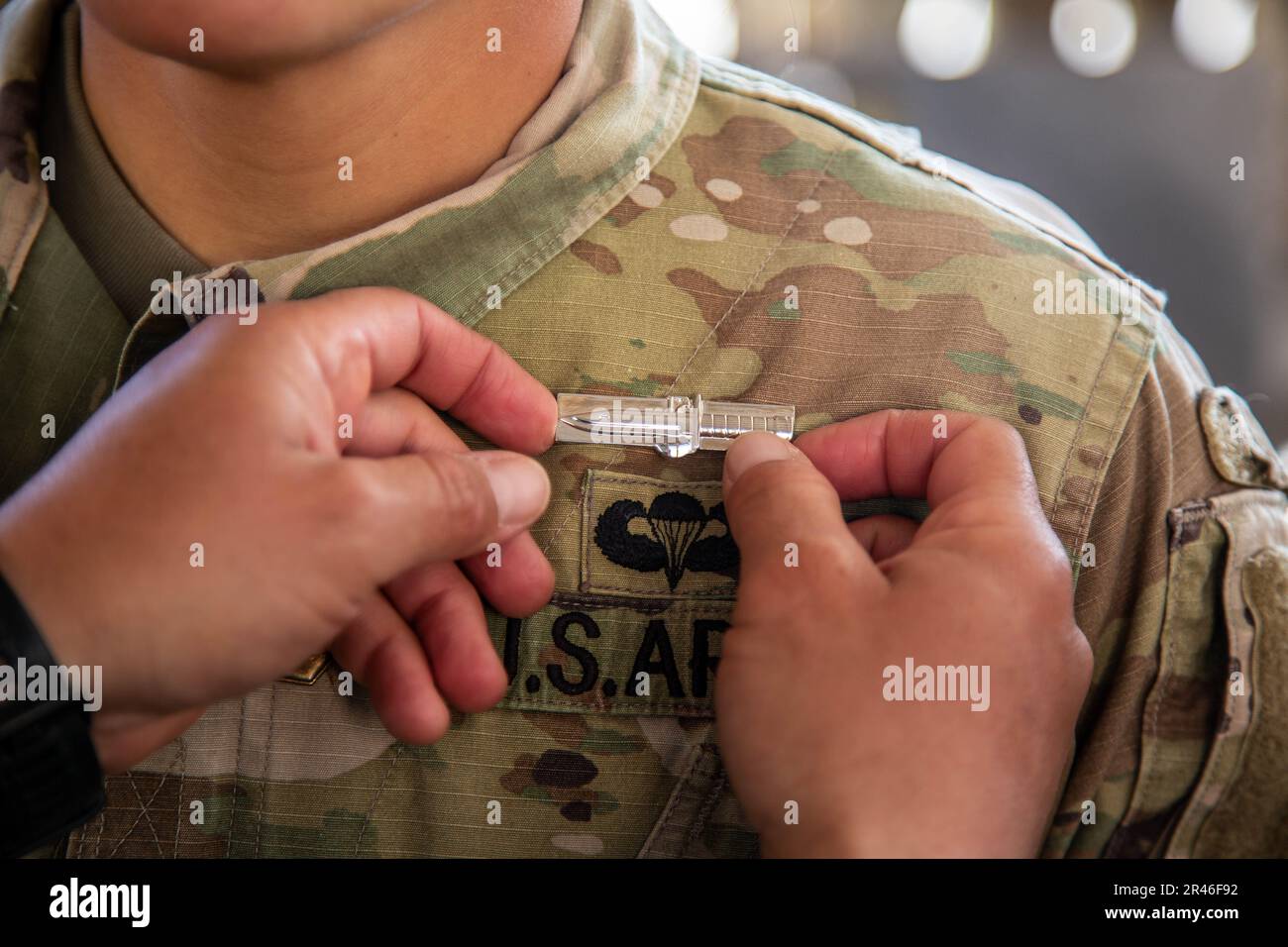 Sergeant 1st Class Victor Cordero assigned to 1st Battalion, 36th ...