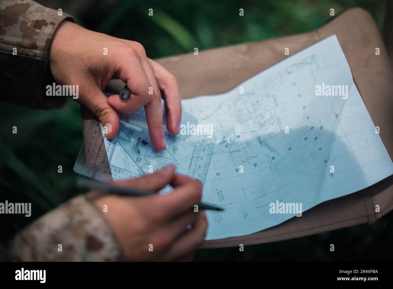 U.S. Marine Corps Cpl. Chandler Stacy, combat graphics specialist ...