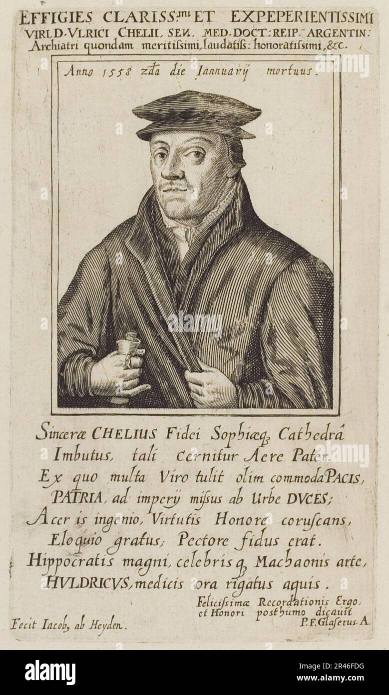 Ulrich Geiger - Udalricus Chelius der Ältere Stock Photo - Alamy