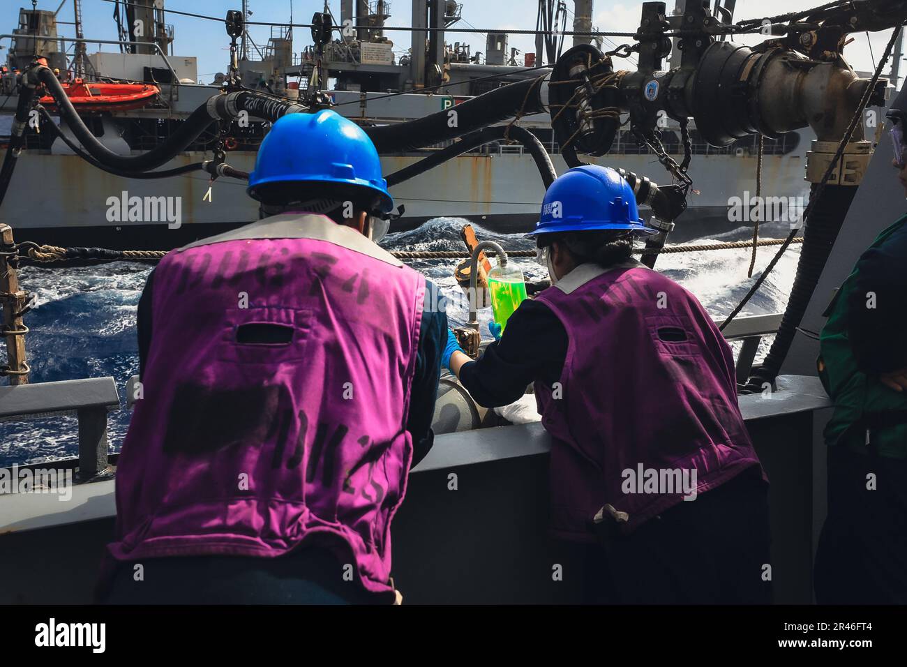 ATLANTIC OCEAN (March 8, 2023) Electrician's Mate 3rd Class Logan Bull ...