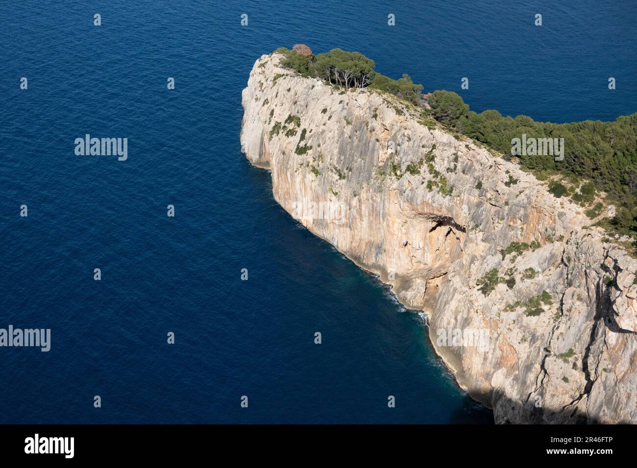 View from Mirador de Es Colomer-tourist attraction on Majorca Formentor ...