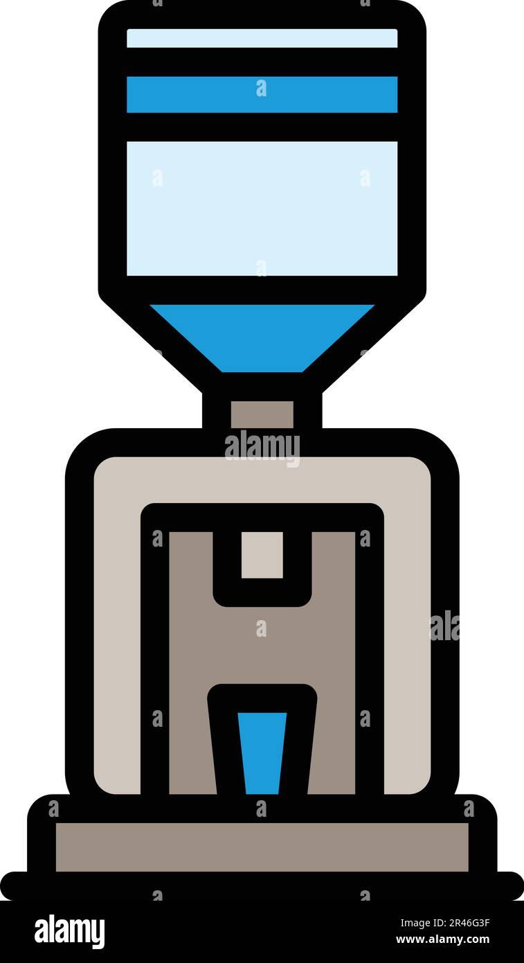 Office cooler icon. Outline Office cooler vector icon for web design ...